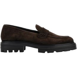 Hogan Loafer - Flat Shoes Palissandro - Gr. 7_5 - in Braun - f&uuml;r Damen