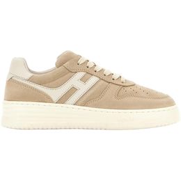 Hogan Low-Top Sneaker - Flat Shoes Beige - Gr. 37 (EU) - in Beige - für Damen