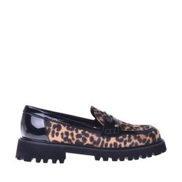 Baldinini Loafer - MOCASSIN Baldinini - Gr. 39 (EU) - in Leopardfarben - f&uuml;r Damen