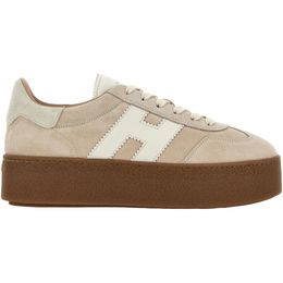 Hogan Low-Top Sneaker - Flat Shoes Beige - Gr. 35,5 (EU) - in Beige - f&uuml;r Damen