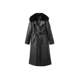 Mango Mantel 'Fernanda' Damen Gr&ouml;&szlig;e XL schwarz