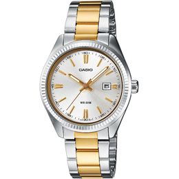 Casio Analoguhr Damen Gr&ouml;&szlig;e One Size gold / silber