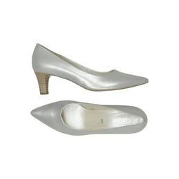 Gabor Pumps Damen Größe 38.5 Second Hand silber