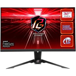 Asrock Gaming-LED-Monitor &raquo;PG32QF2B&laquo; 81 cm/32 &prime;&prime; 2560 x 1440 px QHD 1 Reaktionszeit 165 Hz schwarz