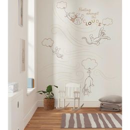 Komar Kindertapete »Disney Winnie the Pooh A Bluster Day« bedruckt glatt Beige B/L: 200 m m