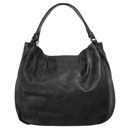 FORTY° FORTY° Shopper echt Leder, Made in Italy schwarz