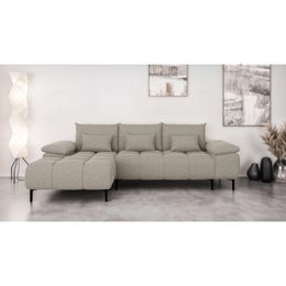 Home Affaire Ecksofa »DROMARA Schlafsofa mit Bettkasten, Maße: B/T/H 277/141/91 cm« L-Form mit Recamiere rechts/links bestellbar,...