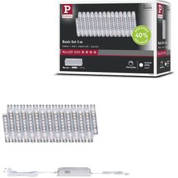 Paulmann LED-Streifen »MaxLED 1000 LED Strip Neutralweiß Basisset« silberfarben