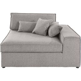 OTTO home Sofaelement &raquo;Enid&laquo; als Teil eines Modulsofas, fester Sitzkomfort grau Baumwollmix (60% Baumwolle/40% Leinen);Struktur fein (100% Polyester);