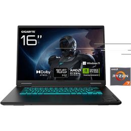 Gigabyte Gaming-Notebook »A16 3VHK3DE894SH« 40, 64 cm / 16 ′′ AMD Ryzen 7 GeForceRTX5060 1.000 GB SSD Black Steel