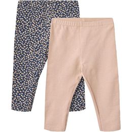 Wheat Jungen Wheat Leggings &raquo;Jules&laquo; 1x uni und 1x allover bedruckt blau 74, N-Gr