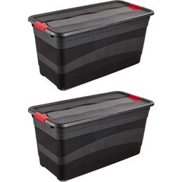 keeeper Transportbehälter »eckhart, 2er Set Transporbox, 52 L, 59, 5 x 39, 5 x 34 cm« 39, 5 cm breit 40 cm hoch 79, 5 cm lang Set, 2 Stk. tlg....