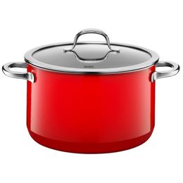 Silit Fleischtopf &raquo;Passion red, Kochtopf Induktion schneid- und kratzfest&laquo; Silargan rot