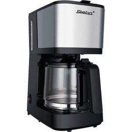 Steba Filterkaffeemaschine »KM F2« 1, 25 l Kaffeekanne Permanentfilter 1x4 schwarz