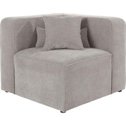 Home Affaire Sofa-Eckelement &raquo;Sundstrup&laquo; Modulserie, individuelle Zusammenstellung grau 100% Polyester