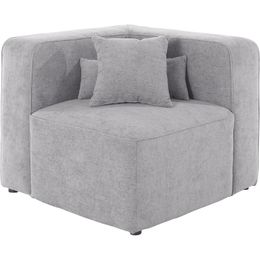 Home Affaire Sofa-Eckelement &raquo;Sundstrup&laquo; Modulserie, individuelle Zusammenstellung grau 100% Polyester