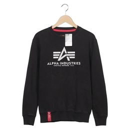 Alpha Industries Sweater Herren Größe S Second Hand schwarz