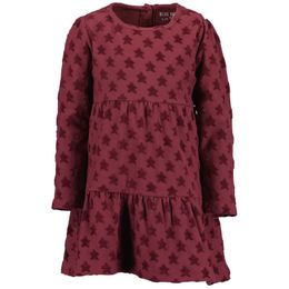 Blue Seven Sweatkleid wine red 116 - N-Gr N-Gr 116 Langarm Sweatkleid aus 100% Baumwolle für angenehmen Tragekomfort