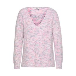 Buffalo Pullover Damen Gr&ouml;&szlig;e L/XL rauchblau / rosa / altrosa