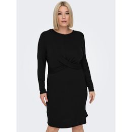 Only CARMAKOMA Jerseykleid &raquo;CARQUEEN L/S GLITTER TWIST DRESS JRS BF&laquo; Sommerkleid Black Detail:Oda (Black) S - N-Gr N-Gr S Elastisches Material f&uuml;r...