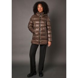 Haily's HAILY’S Steppjacke »LS N JK La44ra« mit Kapuze mocha XS (34) XS (34) Pufferjacke von HaILY’S in bester Marken-Qualität