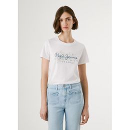 Pepe Jeans T-Shirt »BERO« Rundhals, mit Print white M M Shirt BERO von Pepe Jeans