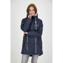 DEPROC Active Regenjacke »Friesennerz ELLESMERE II CLASSIC« auch in Großen Größen erhältlich navy 44L 44L Maritimer Regenmantel mit weichem...