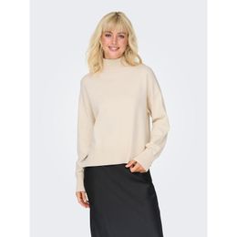 Only Damen Only Stehkragenpullover &raquo;ONLBARI L/S HIGHNECK KNT&laquo; grau S (36)