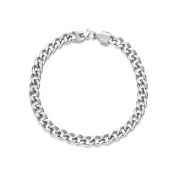 Kim Johanson Bracelet 'Panzerkette' male Silver size 19 cm