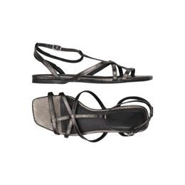 Hallhuber Sandalen Damen Gr&ouml;&szlig;e 38 Second Hand silber