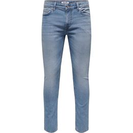 Only & Sons ONLY & SONS Slim-fit-Jeans »ONSLOOM SLIM 7899 EY BOX JEANS CE« Light Blue Denim 33 - Länge 34 Länge 34 33 Slim-Fit-Jeans mit Stretch-Anteil für...