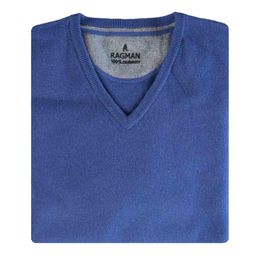 Ragman Rundhalspullover Royal blau-792 48 48 100% Kaschmir