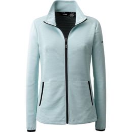 LPO Strickfleecejacke &raquo;XARA WMN&laquo; mit Stehkragen turquoise 40/42 (M) 40/42 (M) Bequeme klassische Damen-Fleecejacke
