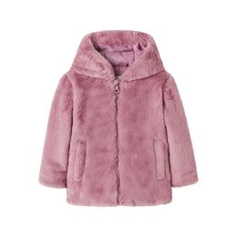 name it Fleecejacke »NMFMILA JACKET W HOOD PB« mit Kapuze Lilas 116 116 Jacke von name it für Mädchen