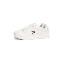 Tommy Jeans Sneaker »ARCHIVE '98«, Freizeitschuh, Streetwear, Halbschuh, Schnürer mit Logoflagge ecru 45 45 Schnürer im Basket-Look mit...