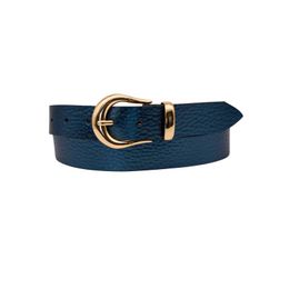AnnaMatoni Lederg&uuml;rtel blue metallic