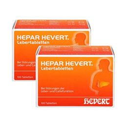 Hepar Hevert Lebertabletten Doppelpackung (2x100St) 2 St