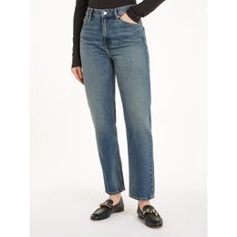 Tommy Hilfiger Straight-Jeans &raquo;CLASSIC STRAIGHT HW A TWIST BETH&laquo; mit Logo-Badge Pat 34 - L&auml;nge 30 L&auml;nge 30 34 Gerade geschnittene Beinform bietet...