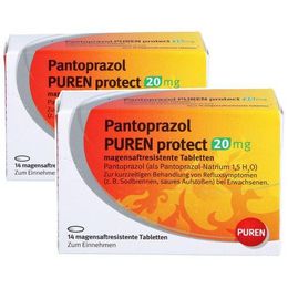 Pantoprazol Puren protect 20 mg magensaftres.Tabl. 2 St