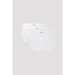 YSABEL MORA Boxershorts »BASIC COLLECTION COTTON« 3er Pack, mit praktischem Eingriff im Schritt white M M Herrenslip von YSABEL MORA