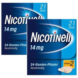 Nicotinell 14 mg/24-Stunden-Pflaster 35mg Set 2 St