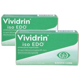 Vividrin iso Edo antiallergische Augentropfen Set 2 St