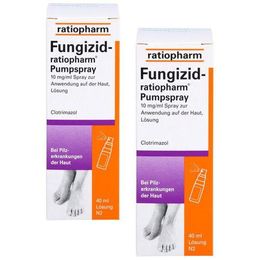 FUNGIZID-ratiopharm Pumpspray Doppelpackung 2 St