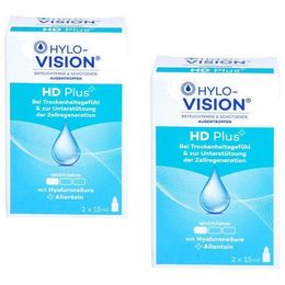 OmniVision GmbH HYLO-VISION Hd Plus Augentropfen Doppelpackung 2 St