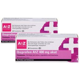 Ibuprofen AbZ 400 mg akut Filmtabletten Set (2x20St) 2 St