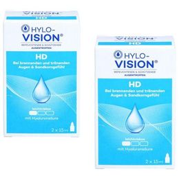OmniVision GmbH HYLO-VISION Hd Augentropfen Doppelpackung 2 St