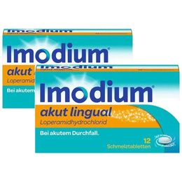 EurimPharm Arzneimittel Imodium akut lingual Schmelztabletten Doppelpackung 2 St