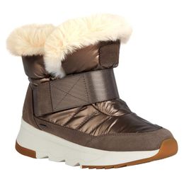 Geox Winterboots »D FALENA B ABX«, Schnee, Winter, Keilabsatz, Schlupfschuh mit TEX-Ausstattung braun metallic 41 41 Modischer Winterboots mit...