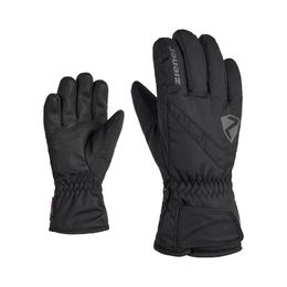 Ziener Skihandschuhe &raquo;LORIKO-Z AS glove junior&laquo; black 6 atmungsaktive, wasser- und winddichte AQUASHIELD Membran
