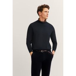 Bugatti Rundhalspullover »Regular Fit« aus Baumwolle-Kaschmir-Mix 390-marine XXL XXL Rundhals – ideal kombinierbar mit Hemd & Shirt